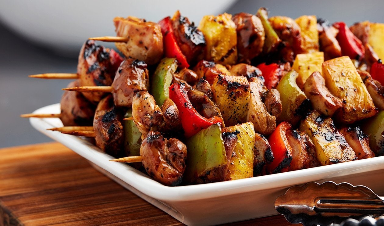 Brochettes de Poulet à la Jerk - Recette