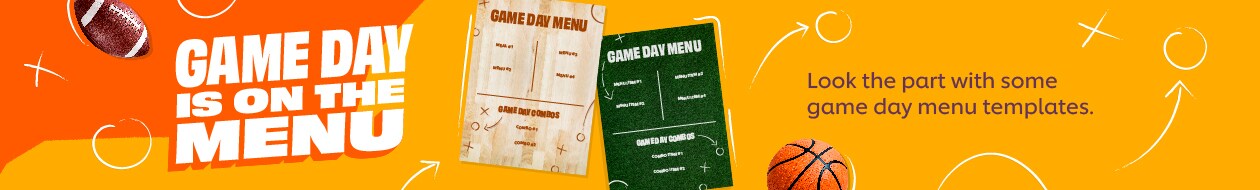 Game Day Is On The Menu